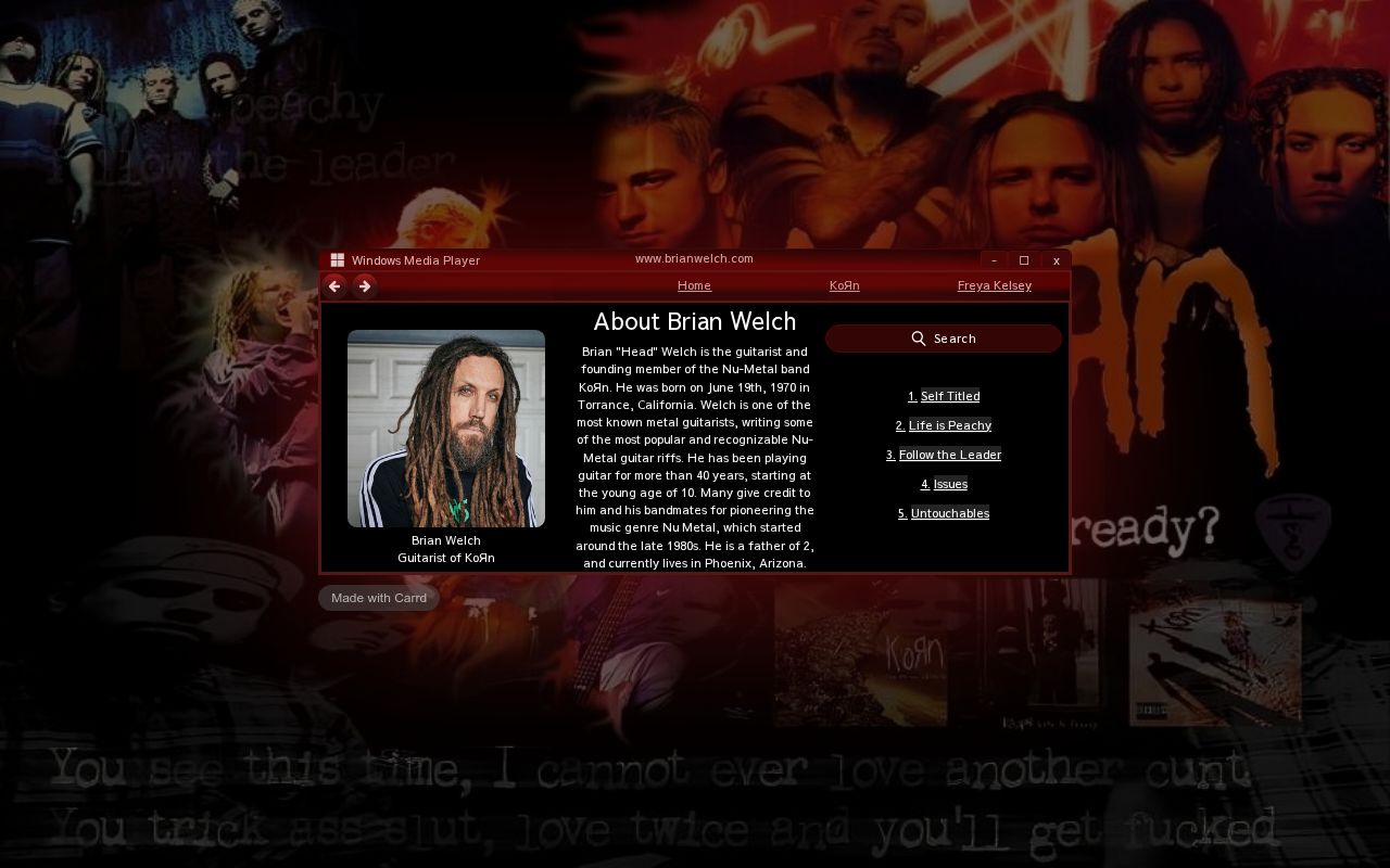 Brian Welch Project